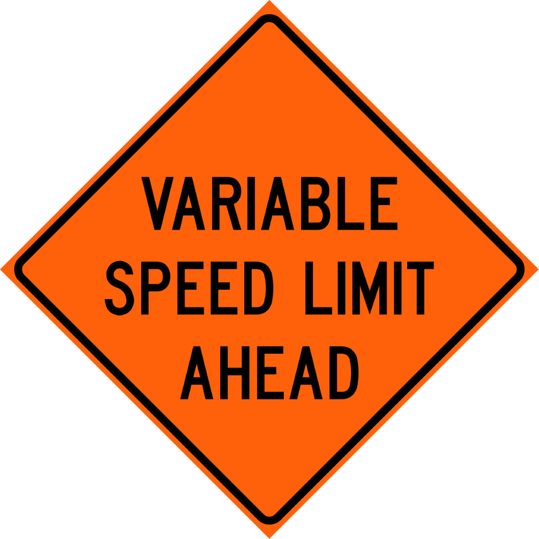 Variable Speed Limit Ahead (W3-H5b) - Akron Safety Lite - Traffic and ...
